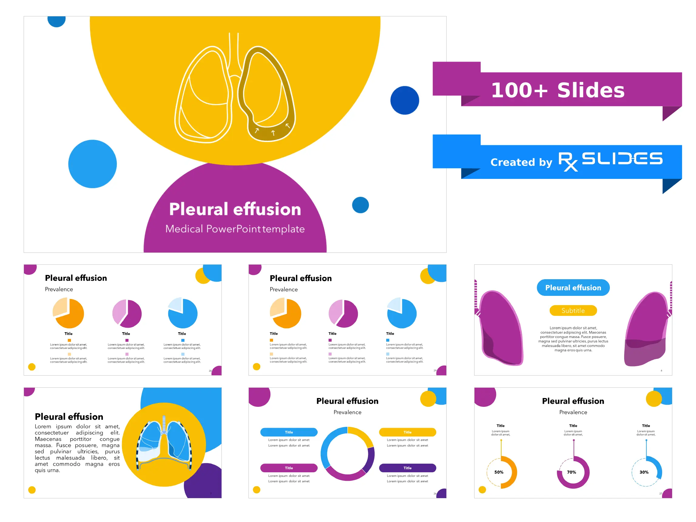 Download Pleural Effusion PowerPoint Template|RxSlides